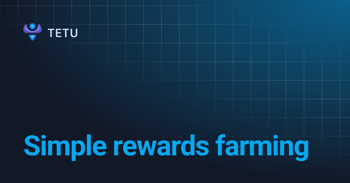 Simple rewards farming | Tetu